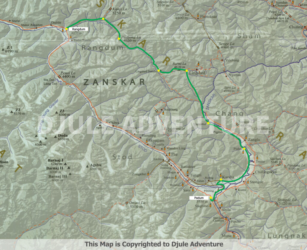 Rangdum to Padum Trek | Zanskar Trekking | Rangdum Trekking